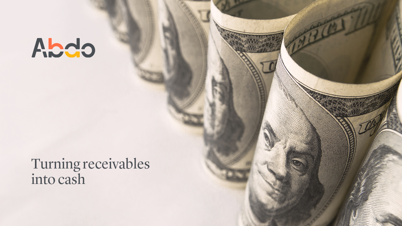 Turning receivables into cash - Abdo